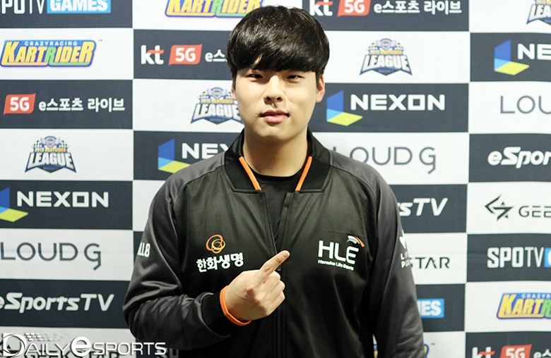Kt 카트 리그 한화생명 문호준 전승우승 목표로 더 열심히 달려