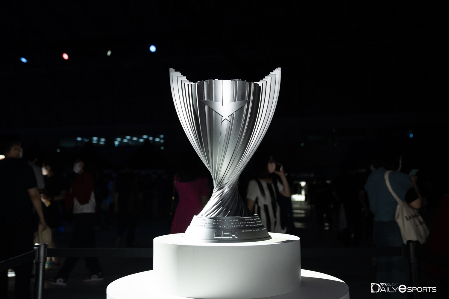 포토 Lck 팬페스타에 전시된 우승 트로피